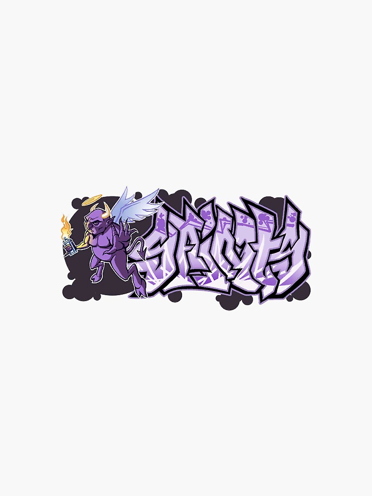 "Saints Row Graffiti" Sticker for Sale by JessicaaBaker | Redbubble