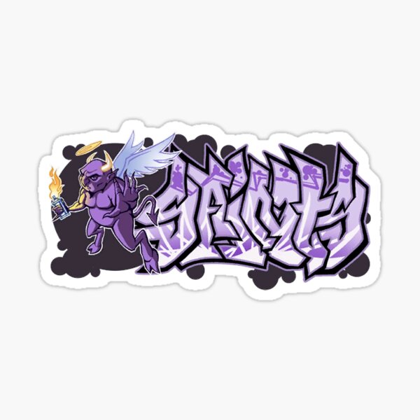 "Saints Row Graffiti" Sticker for Sale by JessicaaBaker | Redbubble