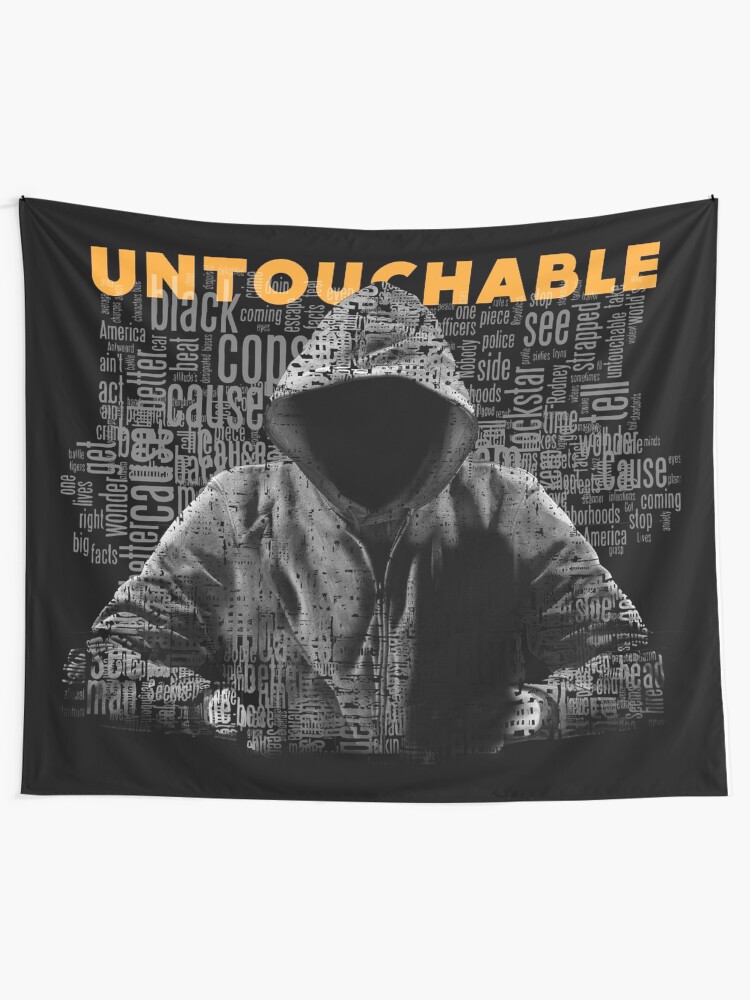 "Untouchable, T-Shirt, Eminem Revival Album, Word Cloud" Tapestry by ...