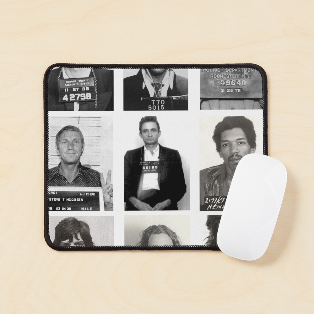 "Celebrity Mugshots Photography (Borderless) - Rock Stars And Actors ...