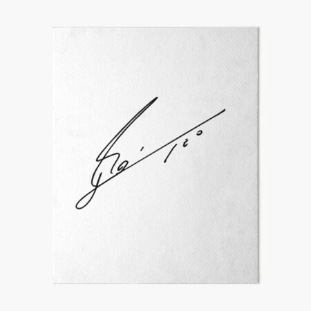 Lámina rígida «Firma LEO MESSI» de neizaar | Redbubble