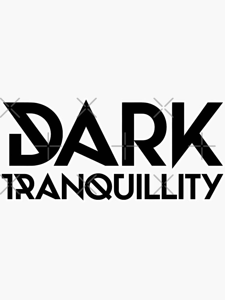 "Dark Tranquillity Black Logo" Sticker for Sale by FiveFifteen | Redbubble