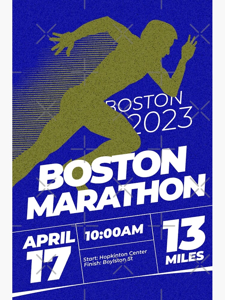 Boston Marathon 2023 Premium Matte Vertical Poster sold by BilLong ...