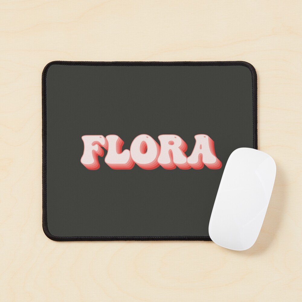 "Flora - Name" Sticker for Sale by kindxinn | Redbubble