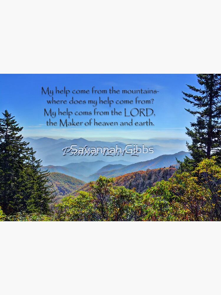 "Psalms 121 1-2" Sticker for Sale by venny | Redbubble