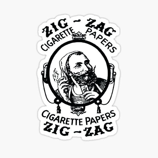 "ZIG YOUR ZAG" Sticker for Sale by Front2BackLLC | Redbubble