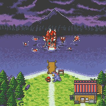 "Lake of Epic Rage - Water Starter (Day)" Art Print for Sale by ...