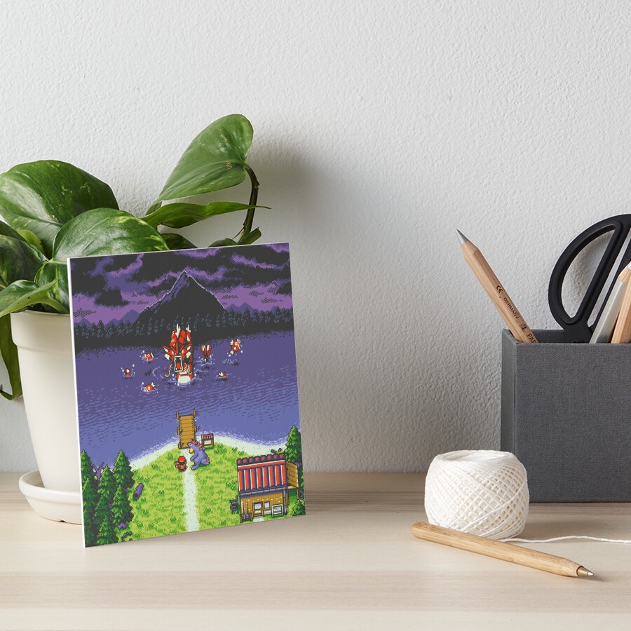 "Lake of Epic Rage - Water Starter (Day)" Art Print for Sale by ...