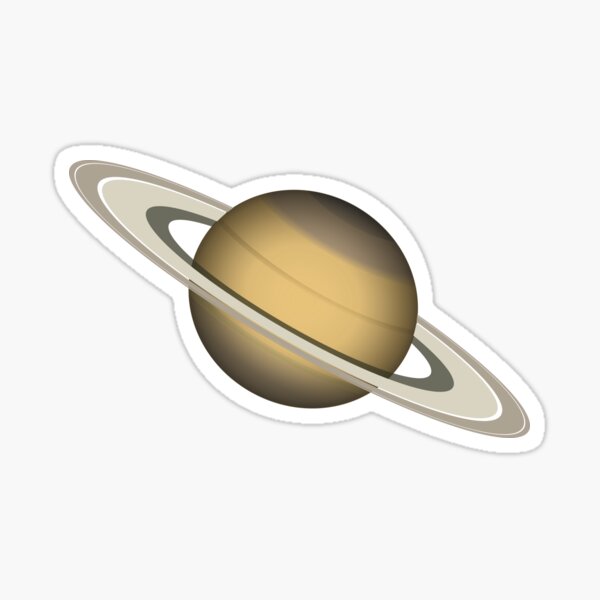 "Saturn Planet" Sticker for Sale by Reethes | Redbubble