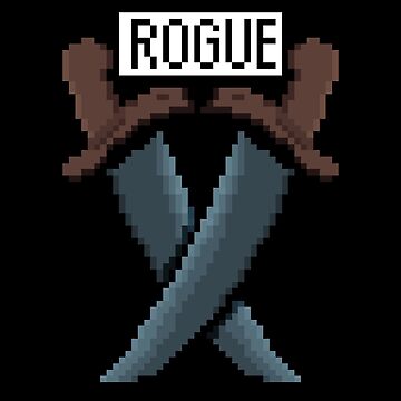 "Rogue dnd class artwork pixel art symbol" Poster for Sale by ...