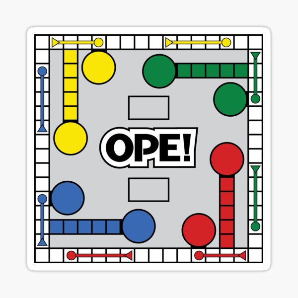 "The "Midwestern Nice" version of a classic board game." Sticker for ...