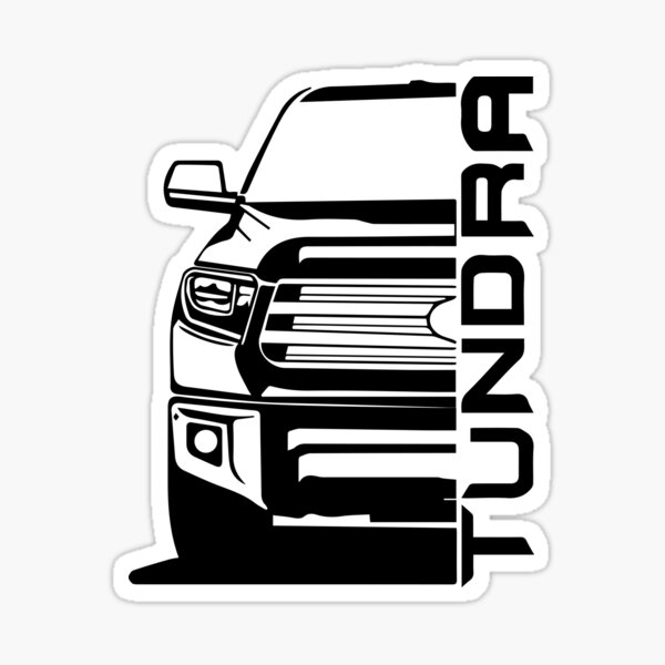 "Toyota Tundra Truck Decal" Sticker for Sale by Edmajr | Redbubble
