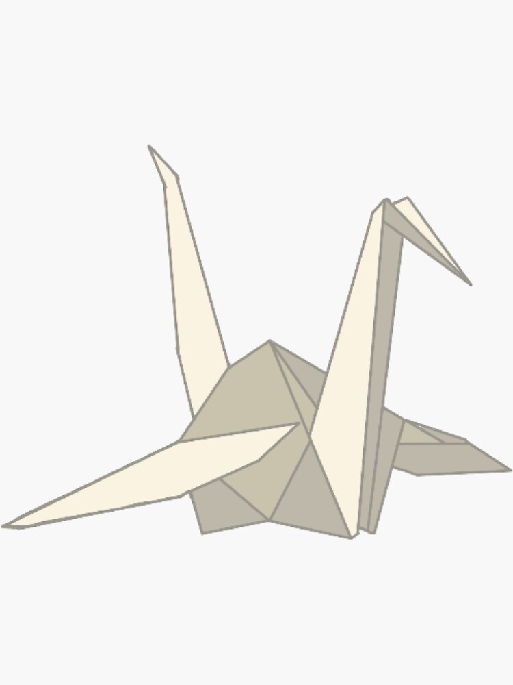 "Manacled Crane" Sticker for Sale by DrawingsbyK | Redbubble