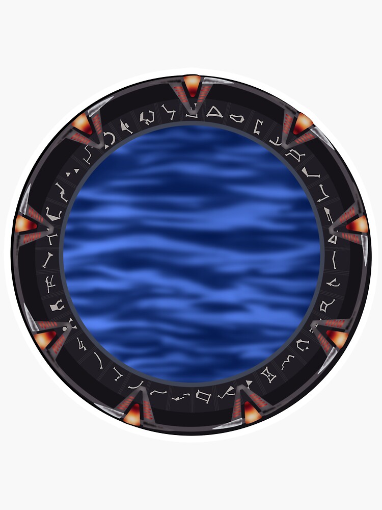 "Stargate " Sticker for Sale by Tracylmarie | Redbubble