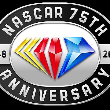 "Nascar 75TH Anniversary" Sticker for Sale by Jayiscool71 | Redbubble