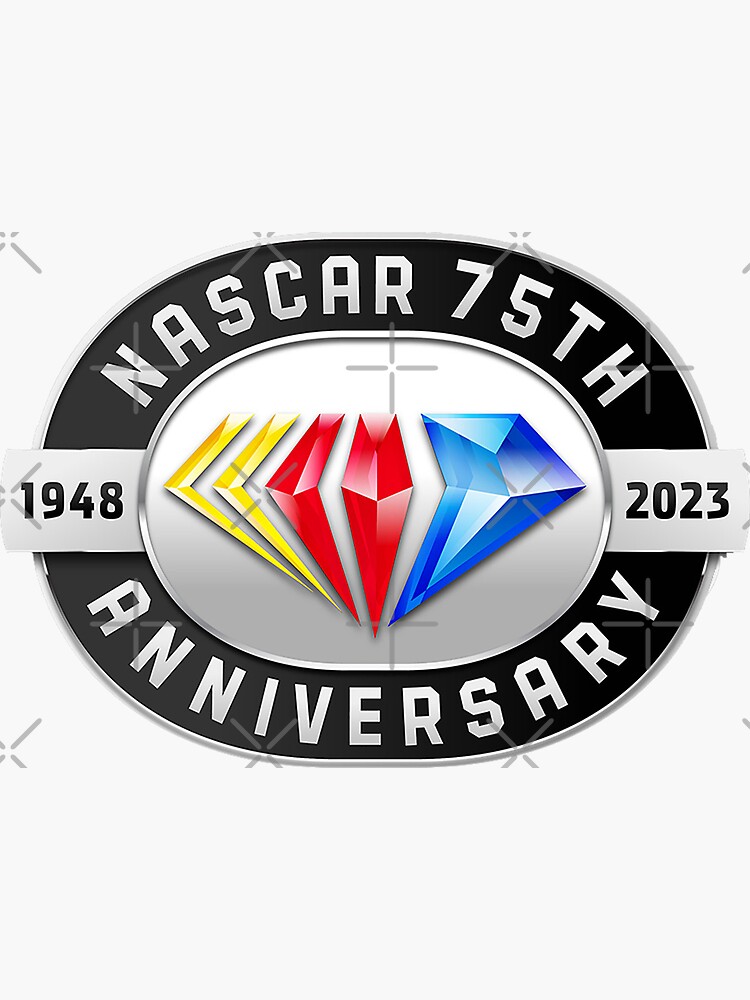 "Nascar 75TH Anniversary" Sticker for Sale by Jayiscool71 | Redbubble