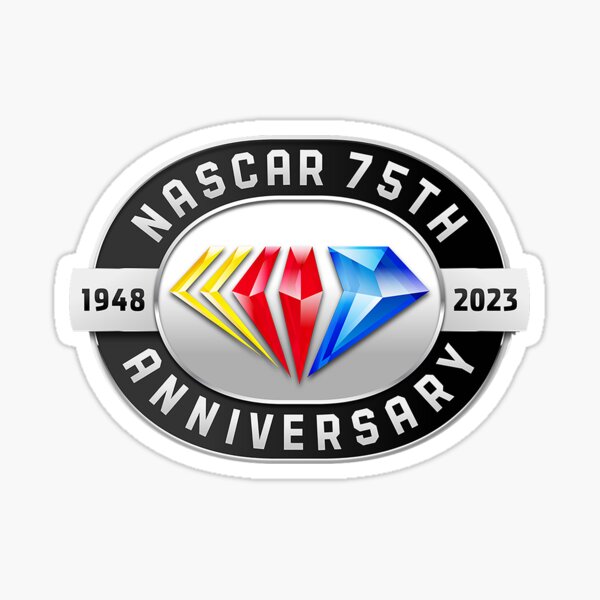 "Nascar 75TH Anniversary" Sticker for Sale by Jayiscool71 | Redbubble
