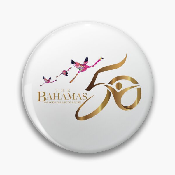 "The Bahamas 50th Independence" Pin for Sale by ellorshoppes | Redbubble