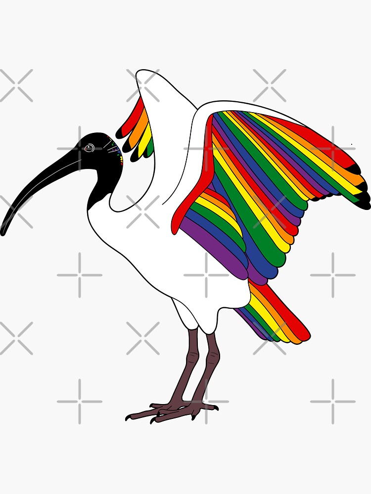 "Pride Bin Chicken" Sticker for Sale by BinChickenBaby | Redbubble