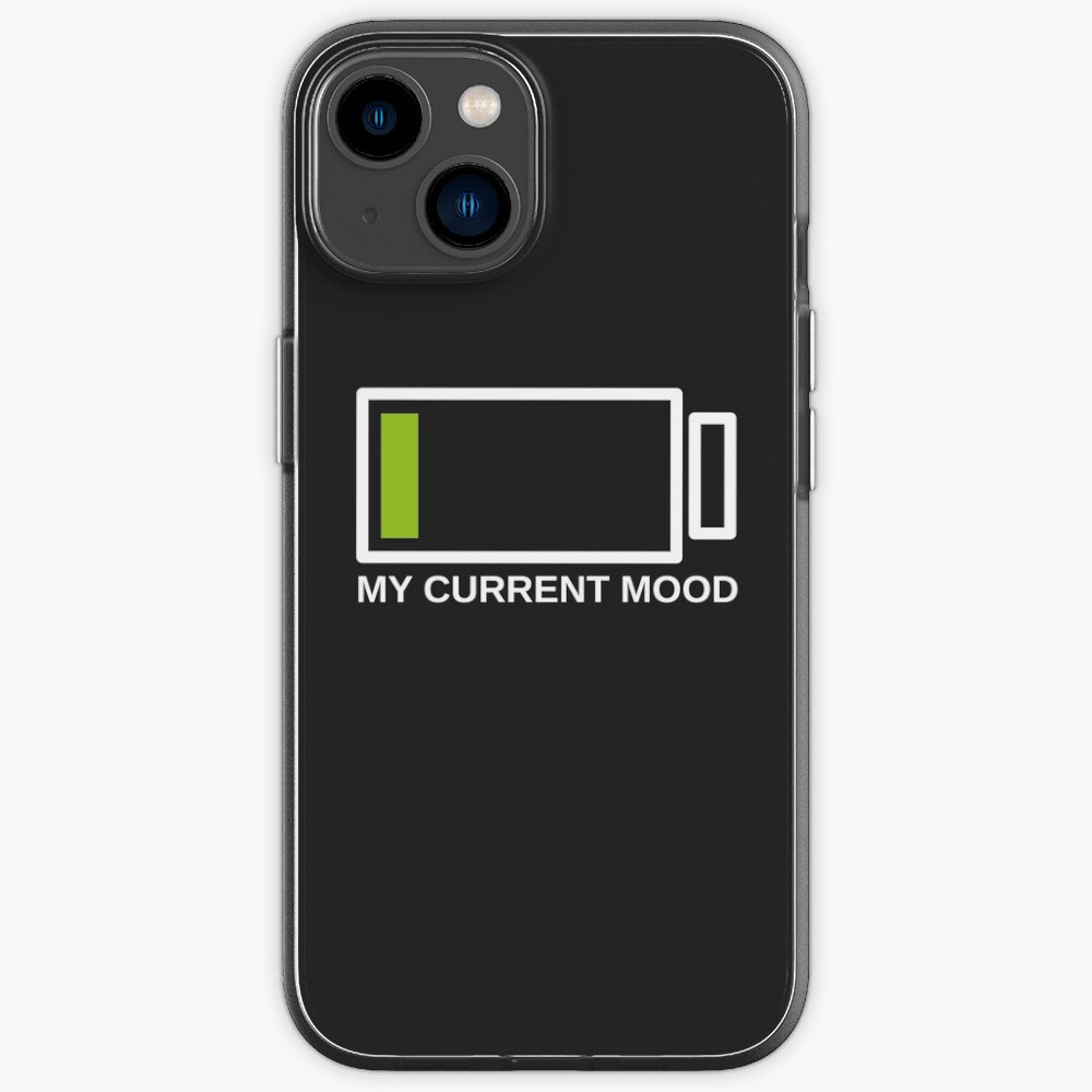 "Low Battery Mood - Mood Swing Shirt" iPhone Case for Sale by ...