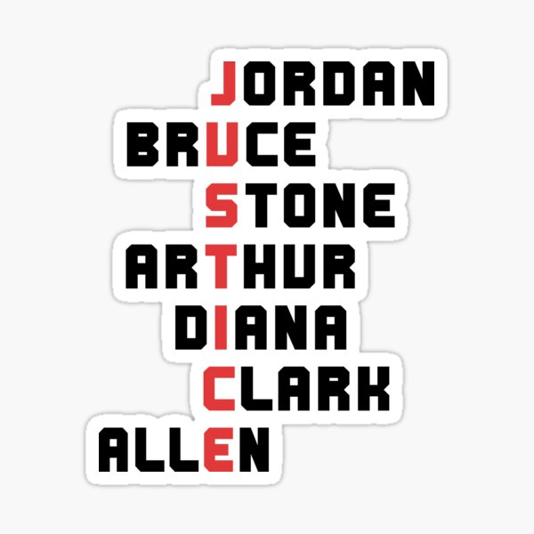 Justice League Stickers | Redbubble