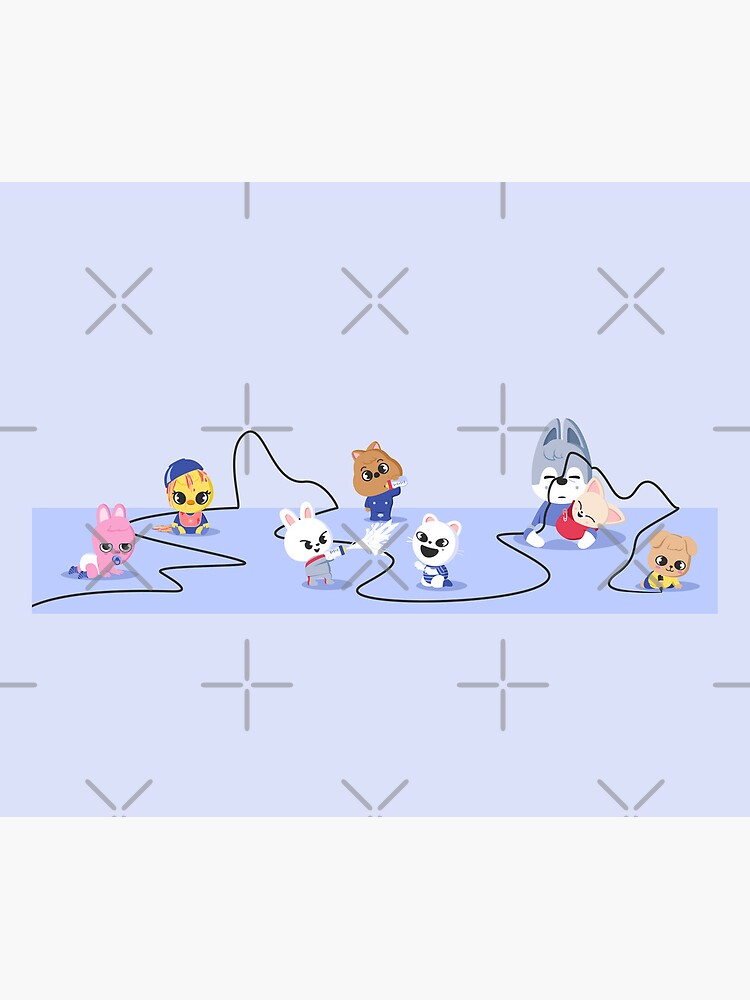 "Stray Kids SKZOO Babies" Mouse Pad for Sale by imsofandom | Redbubble