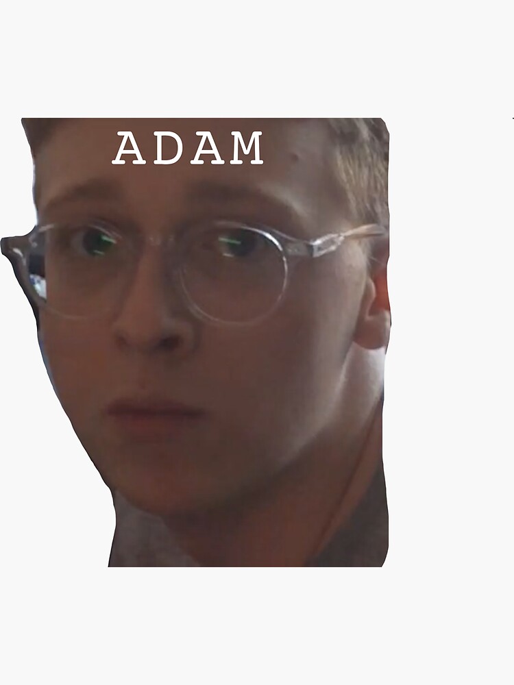 "ADAM" Sticker for Sale by bshac | Redbubble