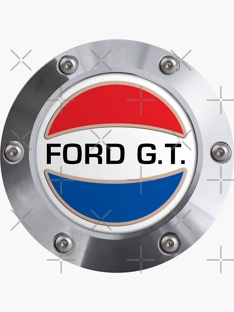 "Ford GT40 Steering Wheel Hub - Lemans " Sticker for Sale by ...
