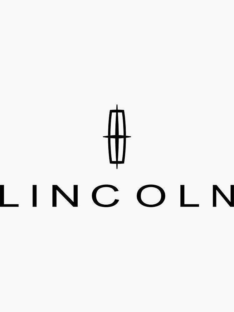 "Lincoln Logo (Black Version)" Sticker for Sale by walupoloart | Redbubble