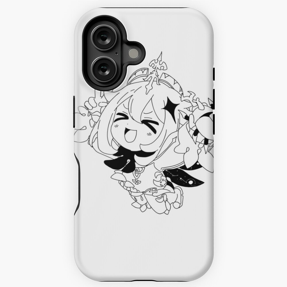 "Paimon - Genshin Impact [BLACK OUTLINE]" Sticker for Sale by itsaiaaa ...