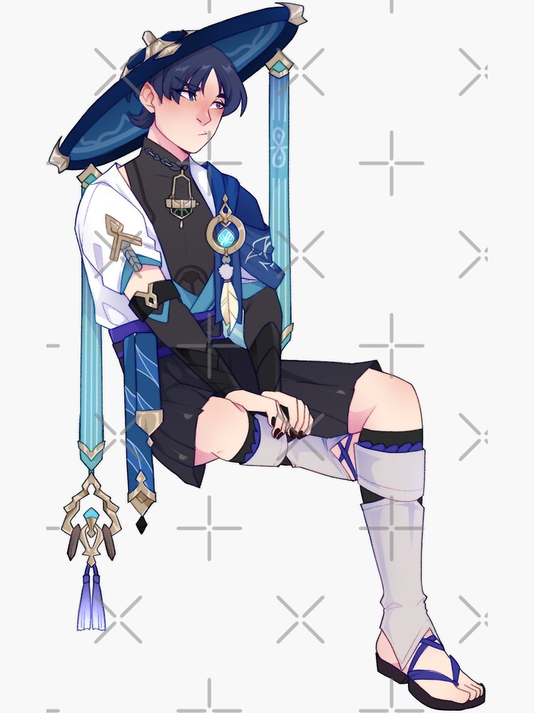 "Scaramouche" Sticker for Sale by eliskimm | Redbubble