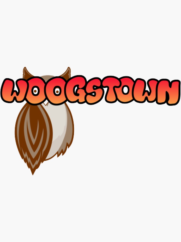 "HOOTERS OWL WOOGSTOWN LOGO" Sticker for Sale by WOOGSTOWN | Redbubble