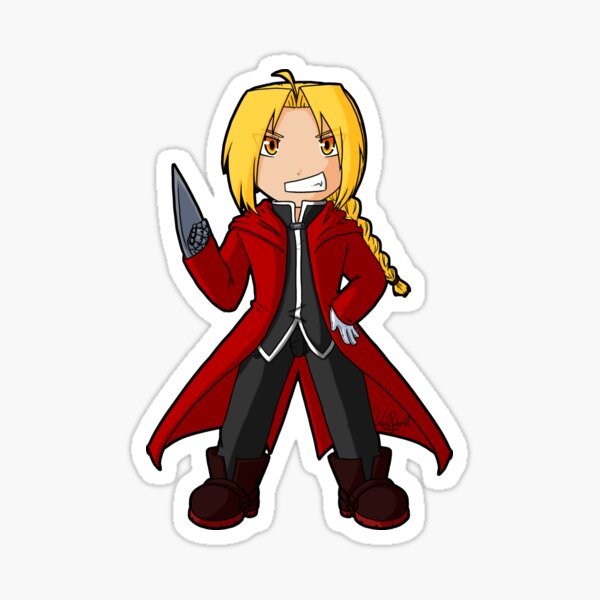 "Chibi Ed" Sticker for Sale by BarbaraJHarris | Redbubble