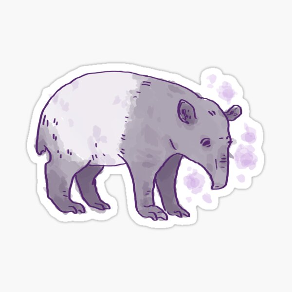 "TAPIR" Sticker for Sale by kyooki | Redbubble