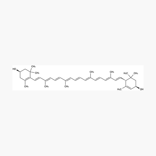 Lámina fotográfica «Estructura luteína molécula química» de Girih ...