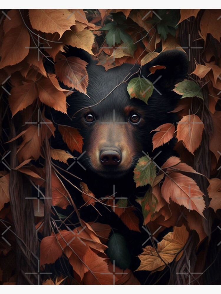 "Hide Bear" Sticker for Sale by ala-of-art | Redbubble