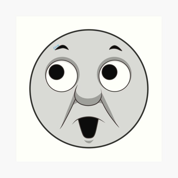 "Thomas (shocked face)" Art Print by corzamoon | Redbubble
