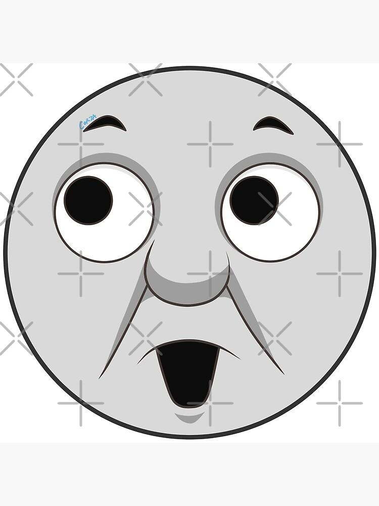 "Thomas (shocked face)" Poster for Sale by corzamoon | Redbubble