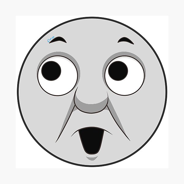 "Thomas (shocked face)" Photographic Print by corzamoon | Redbubble