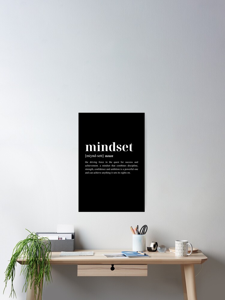 "Mindset Dictionary Definition: A Minimalist and Modern Typography for ...
