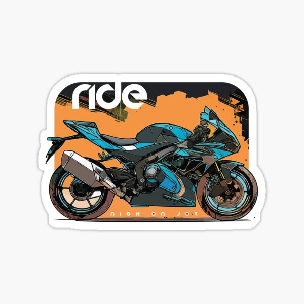"Ride suzuki gsx-r1000r 17 cyber" Sticker for Sale by NighOnJoy | Redbubble