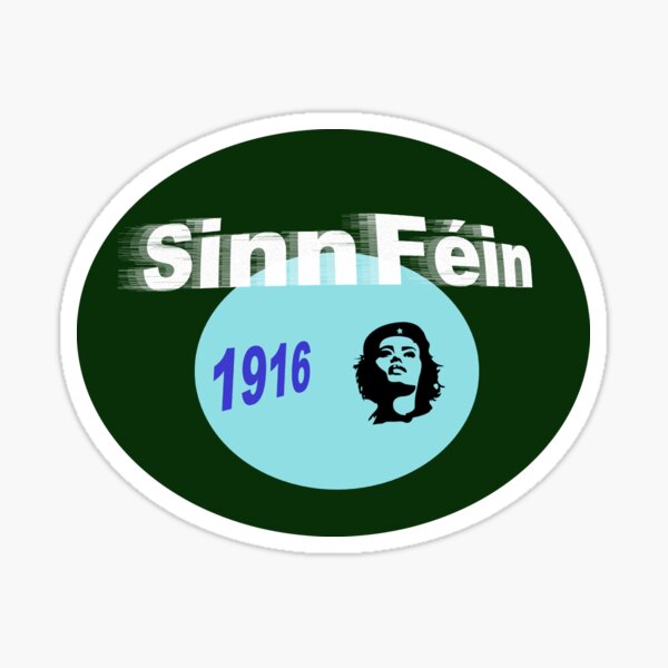 "Sinn Féin (we ourselves)" Sticker for Sale by lobodelnoir | Redbubble