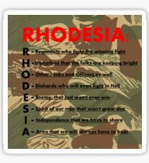 Rhodesia: Stickers | Redbubble