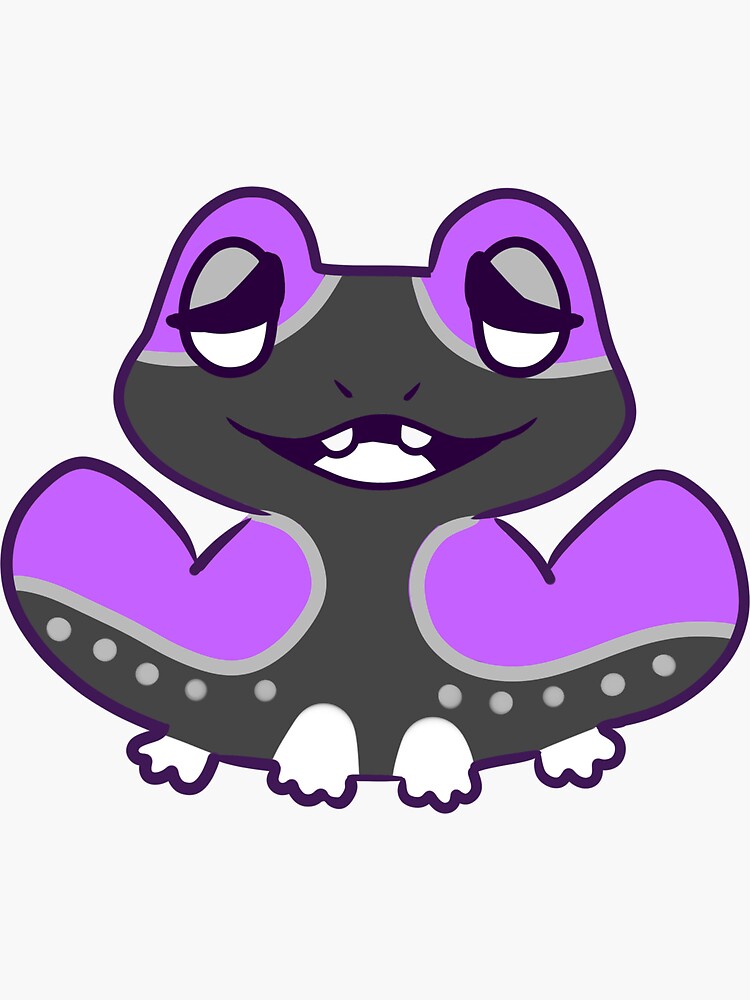 "Ace Flag Frog Sticker" Sticker for Sale by troola | Redbubble