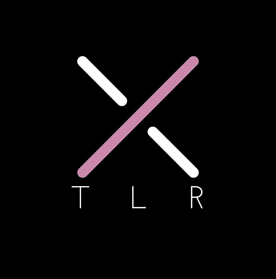 "TLR 'X' Logo (BLACK)" by Hannah Byrne | Redbubble