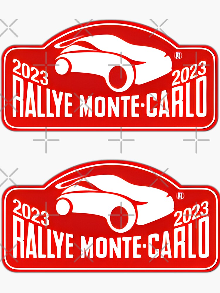 "WRC Monte Carlo Rally, Rallye Monte Carlo" Sticker for Sale by ...