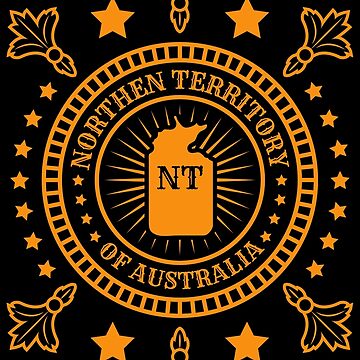 "Northen Territory of Australia - NT State Map Badge" Sticker for Sale ...