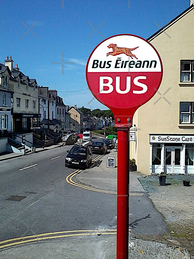 "Bus Stop" Greeting Card for Sale by Irish-Nostalgia | Redbubble
