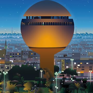 Poster mit "Saudi-Arabien - Al Qassin - Wasserturm Buraidah" von ...