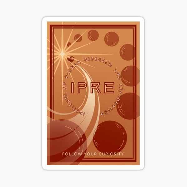 "IPRE Vintage Poster" Sticker for Sale by embersgame | Redbubble